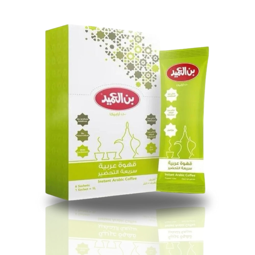 Al Ameed instant Arabic coffee .85oz*6 sachets – Pitaland
